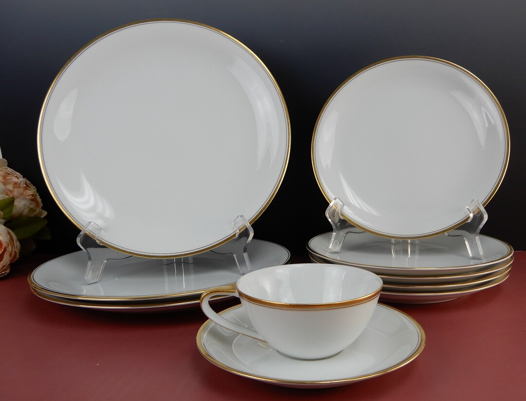 10 Piece of Vtg Noritake Morimura China Gold Trim - Etsy