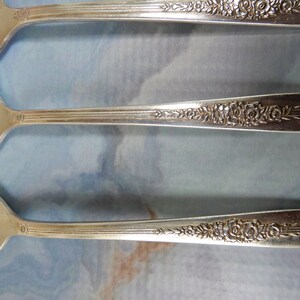 Set of 6 Nobility Plate regal Rose Silverplate Tea Spoons 6-1/4 - Etsy