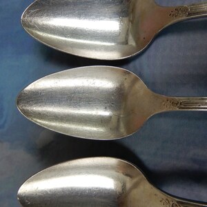 Set of 6 Nobility Plate regal Rose Silverplate Tea Spoons 6-1/4 - Etsy