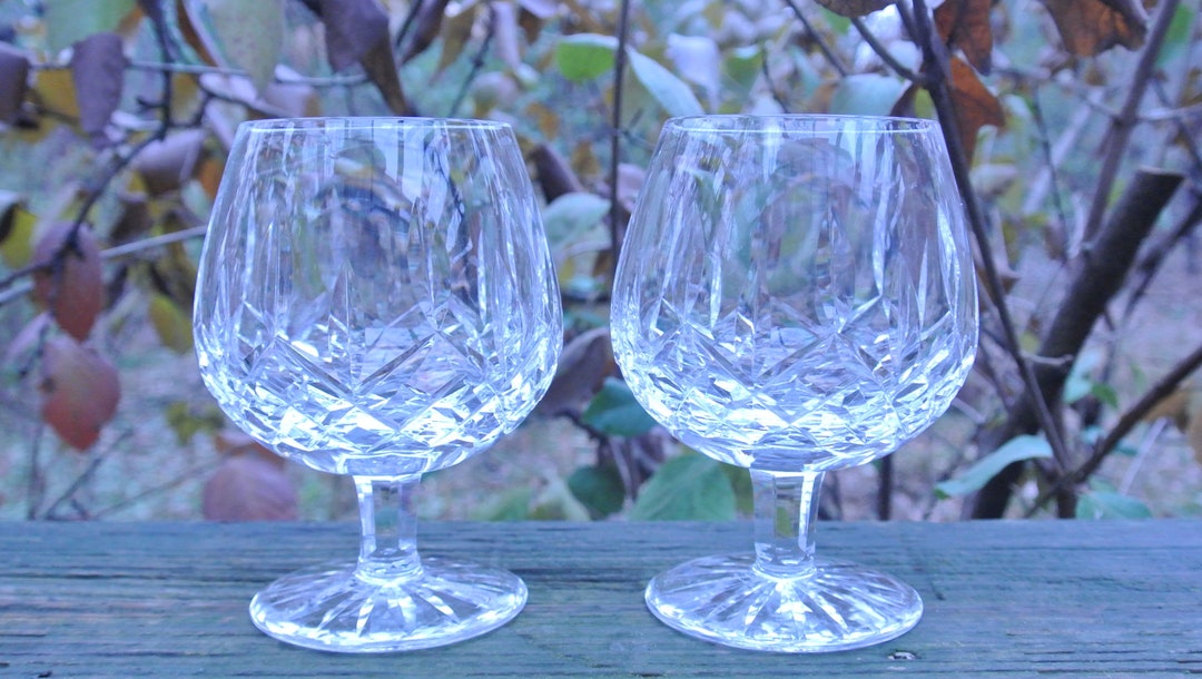 2 Vintage Waterford Crystal Colleen Crystal Short Stem Large Brandy ...