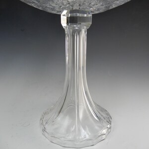 Beautiful Vintage Huge and Heavy Crystal Pedestal Bowl/stand 12-1/8 Tall Wedding Center Piece ...