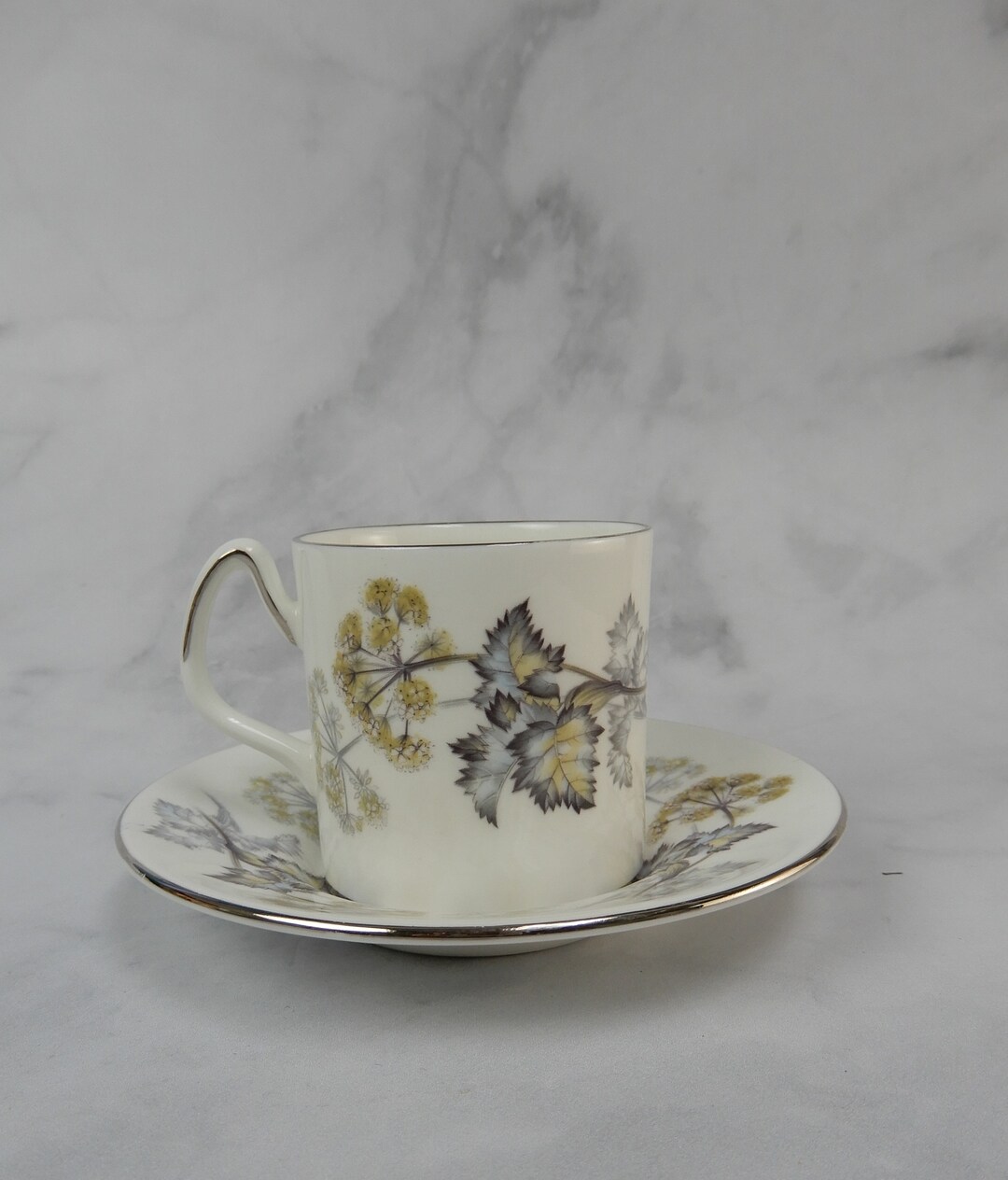 Vintage Coalport "camelot Pattern " Demitasse Espresso Cup and Saucer ...