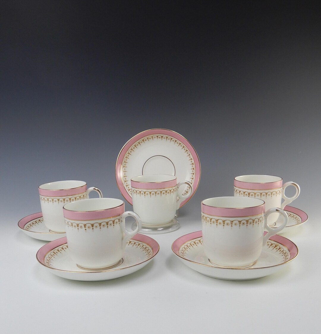 Antique Regent China Circa 1912 Set of 5 Cups and Saucers - Etsy