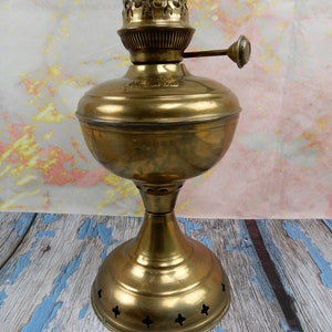 Antique Brass Persian Oil Kerosene Lamp MAHTAB Co. No Huricane Shade - Etsy
