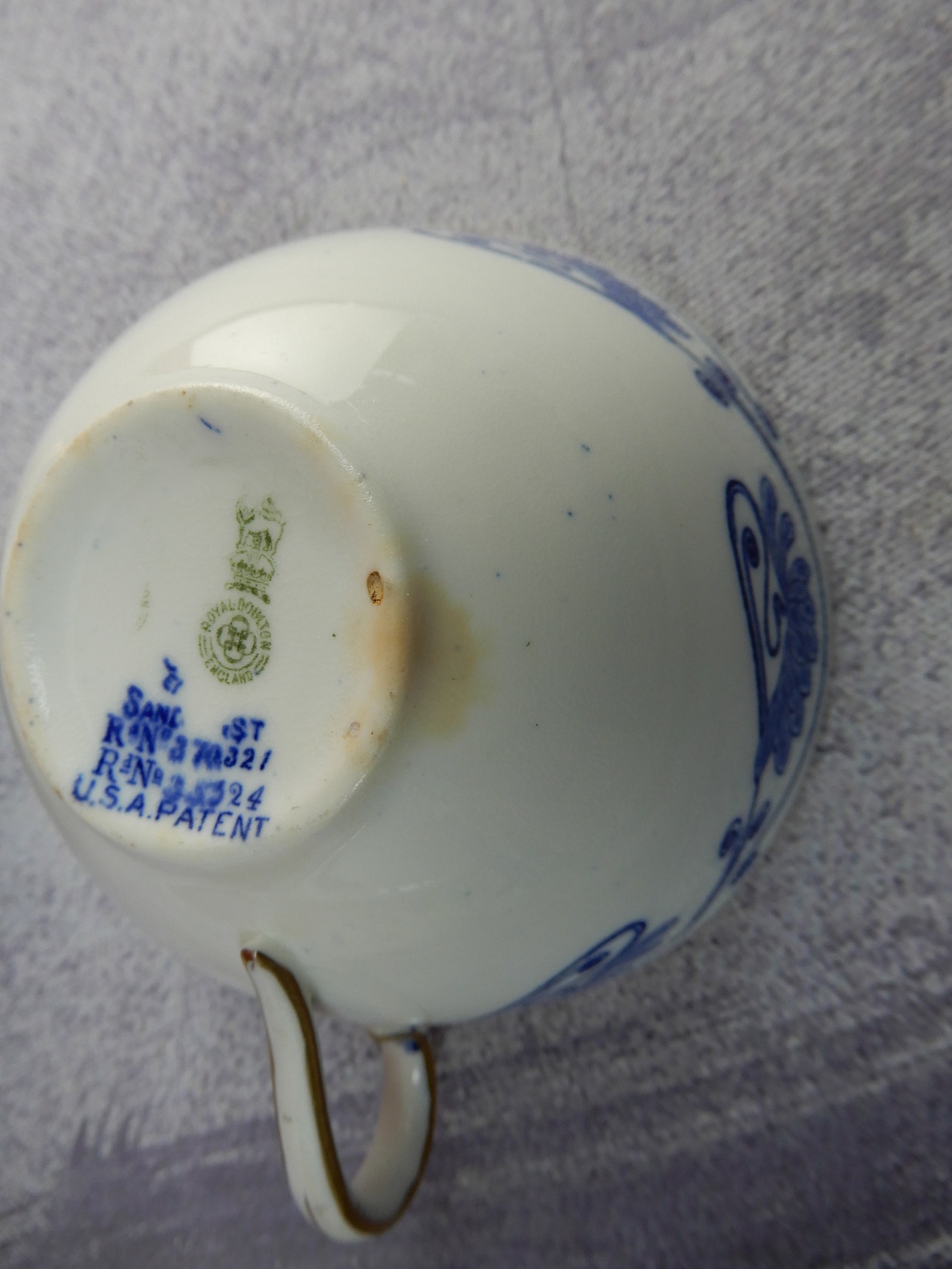 Vintage Doulton Burslem England Sandhurst Cup and Saucer - Etsy