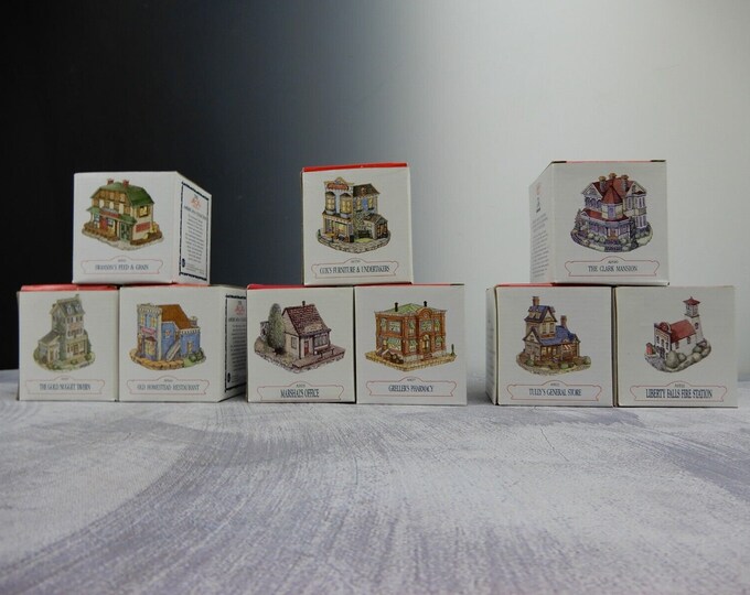 9 Liberty Falls the Americana Collection Collectible Miniature Village ...