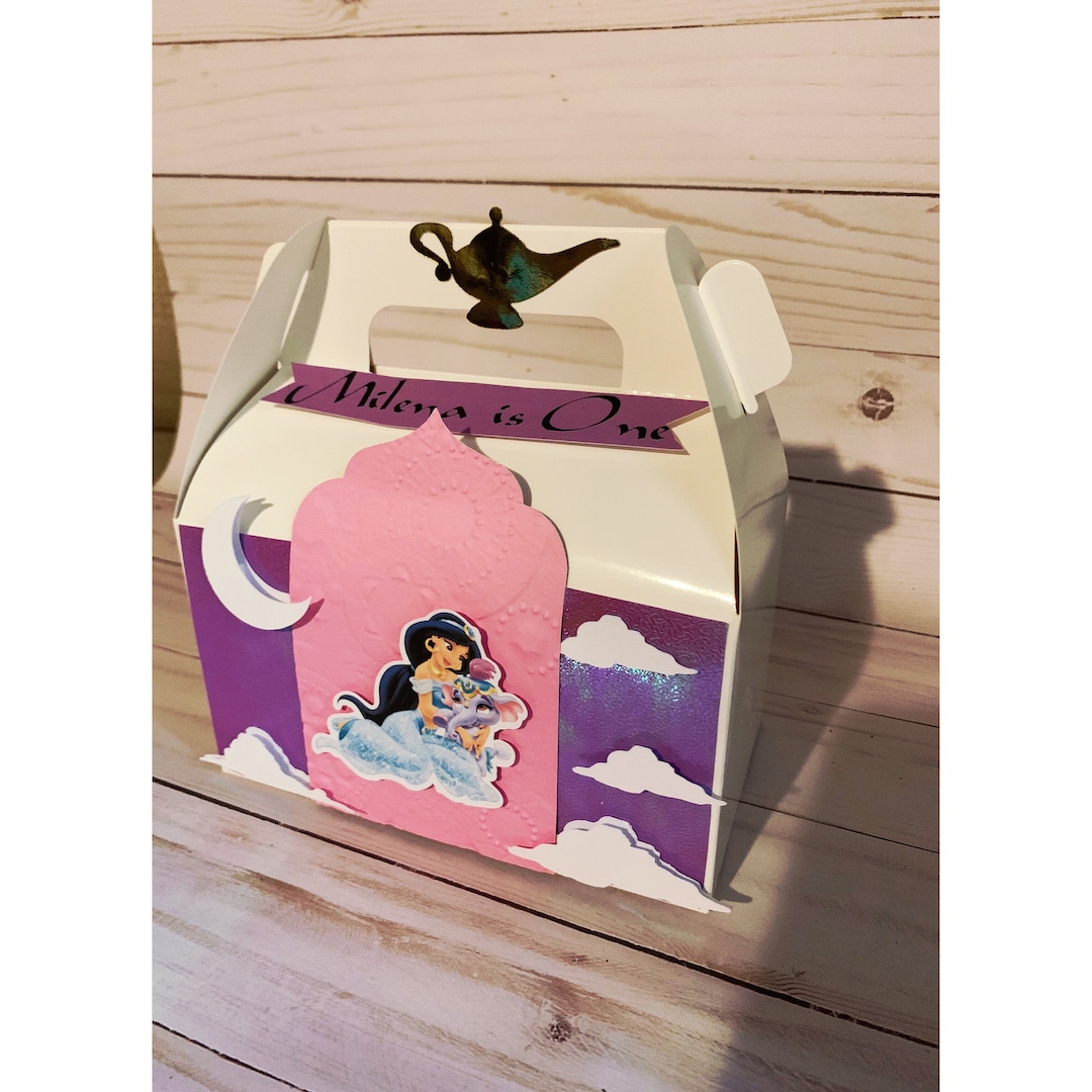 Princess Jasmine Favor Box/ Aladdin Favor Box/goodie - Etsy