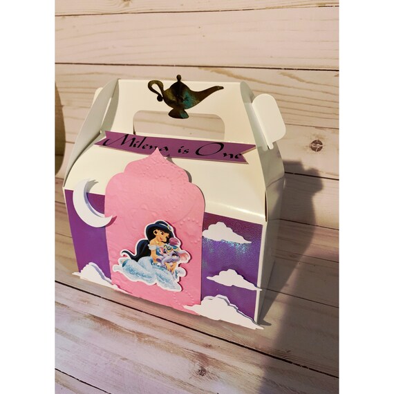Princess Jasmine Favor Box/ Aladdin Favor Box/goodie - Etsy