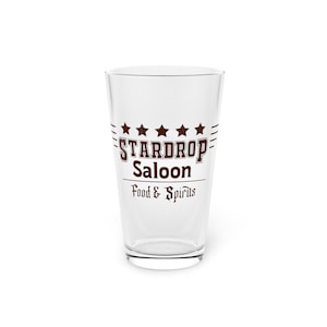 Stardrop Saloon Stardew Valley Pint Glass, 16oz - Etsy