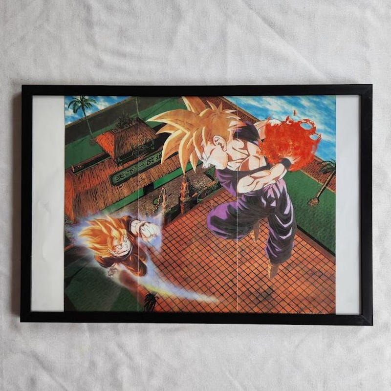 Goku Framed Poster - Etsy