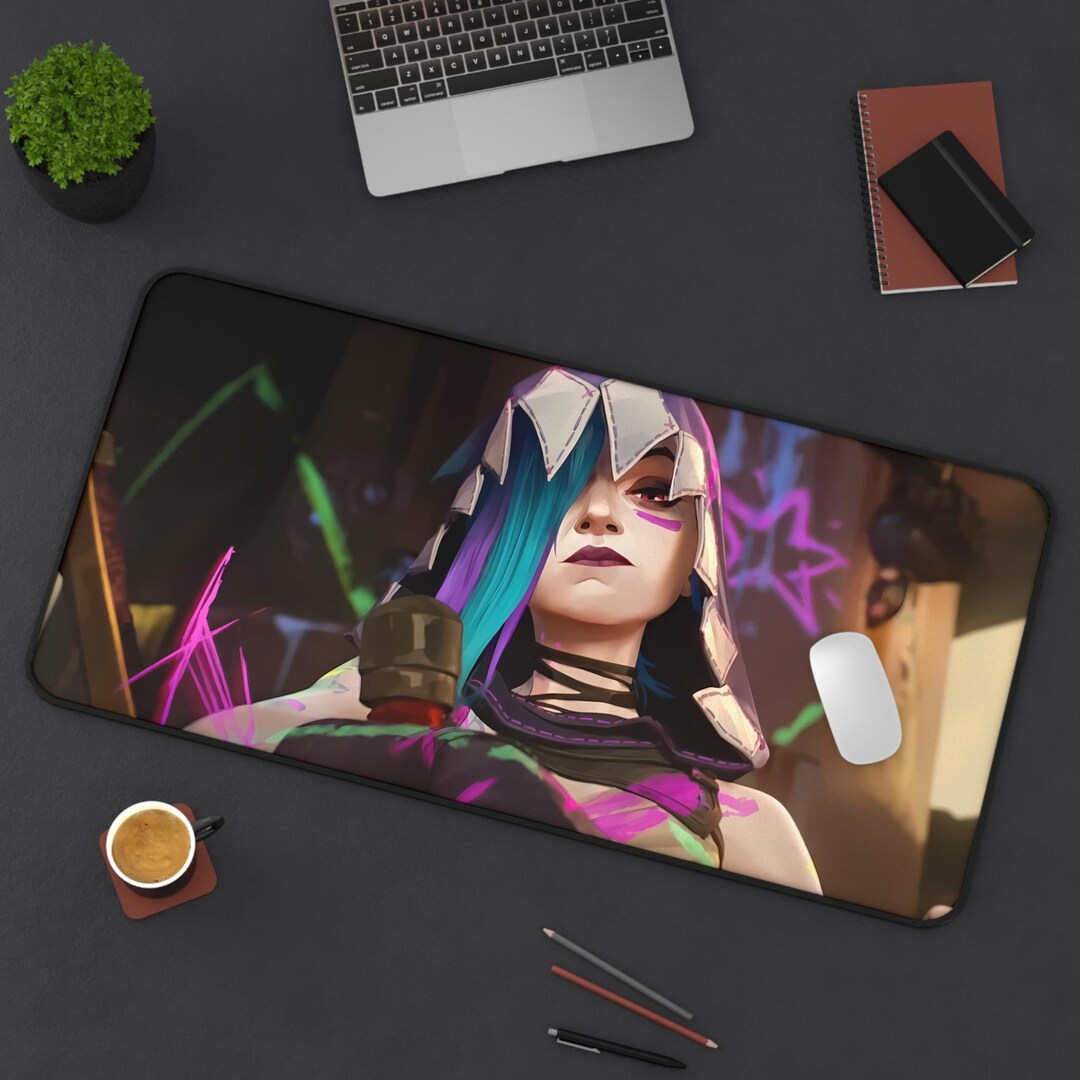 Jinx - Arcane Desk Mat for League of Legends Fans, Videogame - Etsy