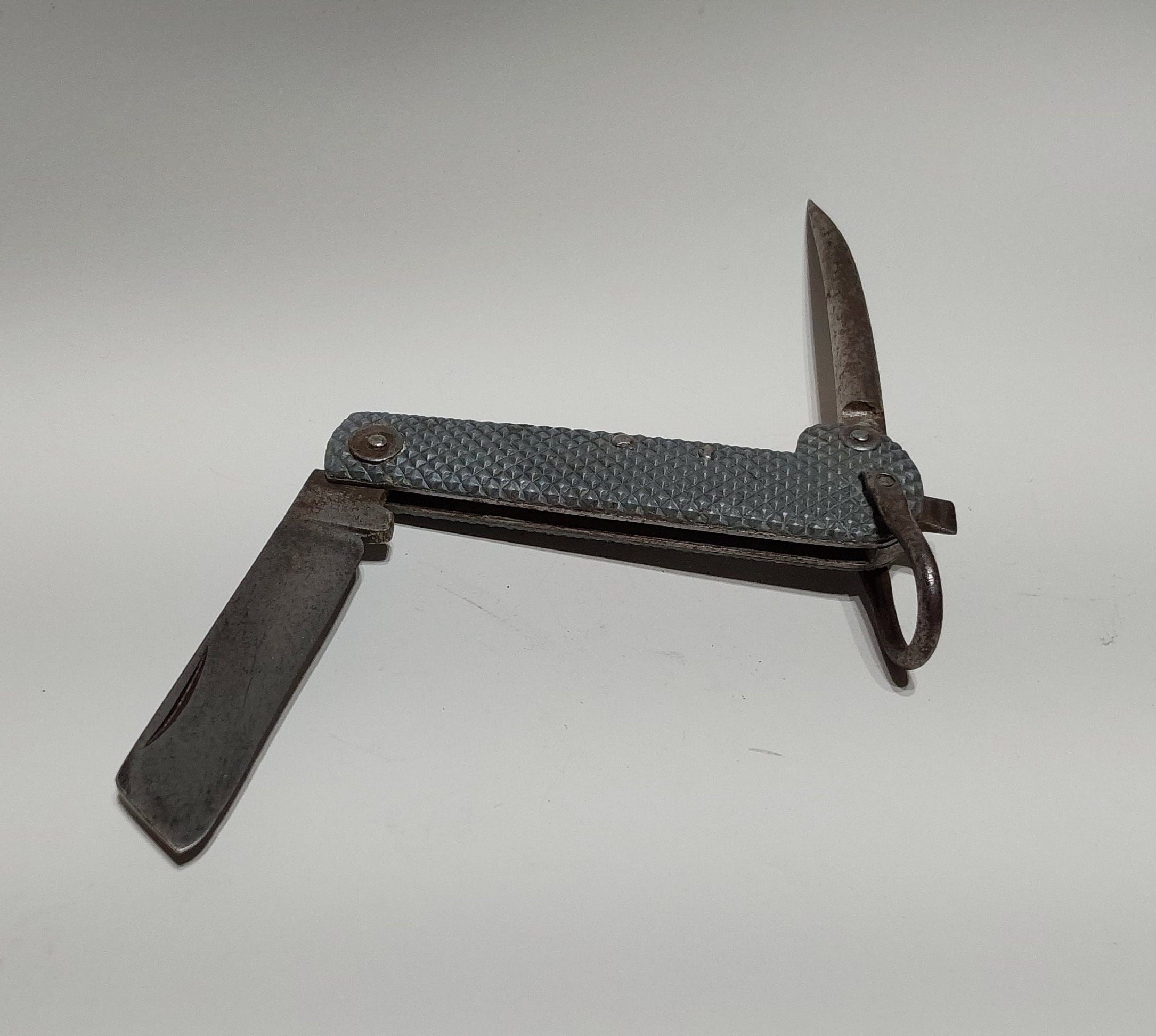 WW2 Military Jack Knife With Spike - Etsy