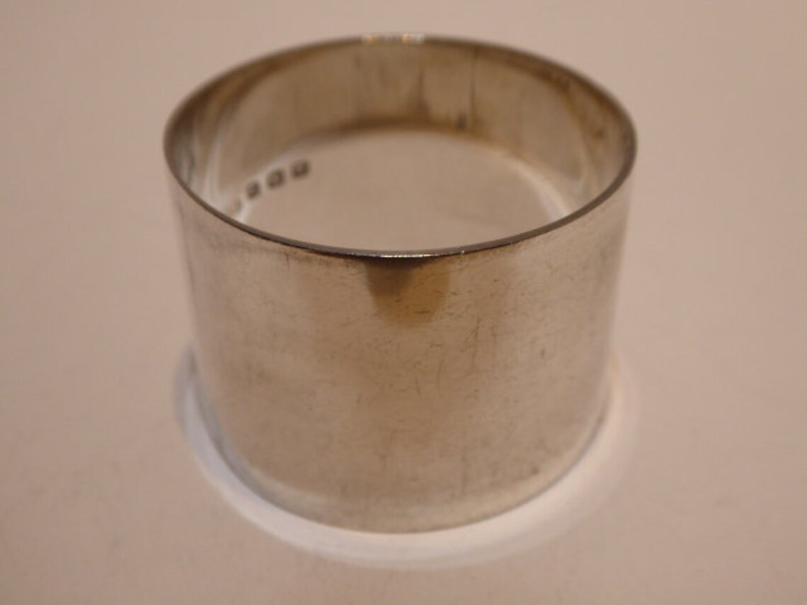 1946 MARK Napkin Ring Sterling Silver Engraved MARK 13 May 1956 - Etsy UK