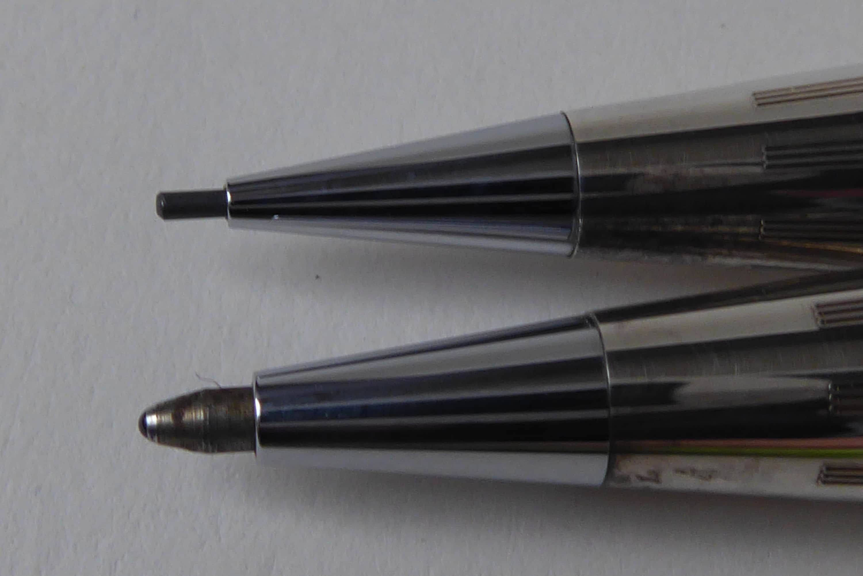 1977 Pair Cross Silver Ballpoint Pen and Pencil for Queen Elizabeth 2nd ...