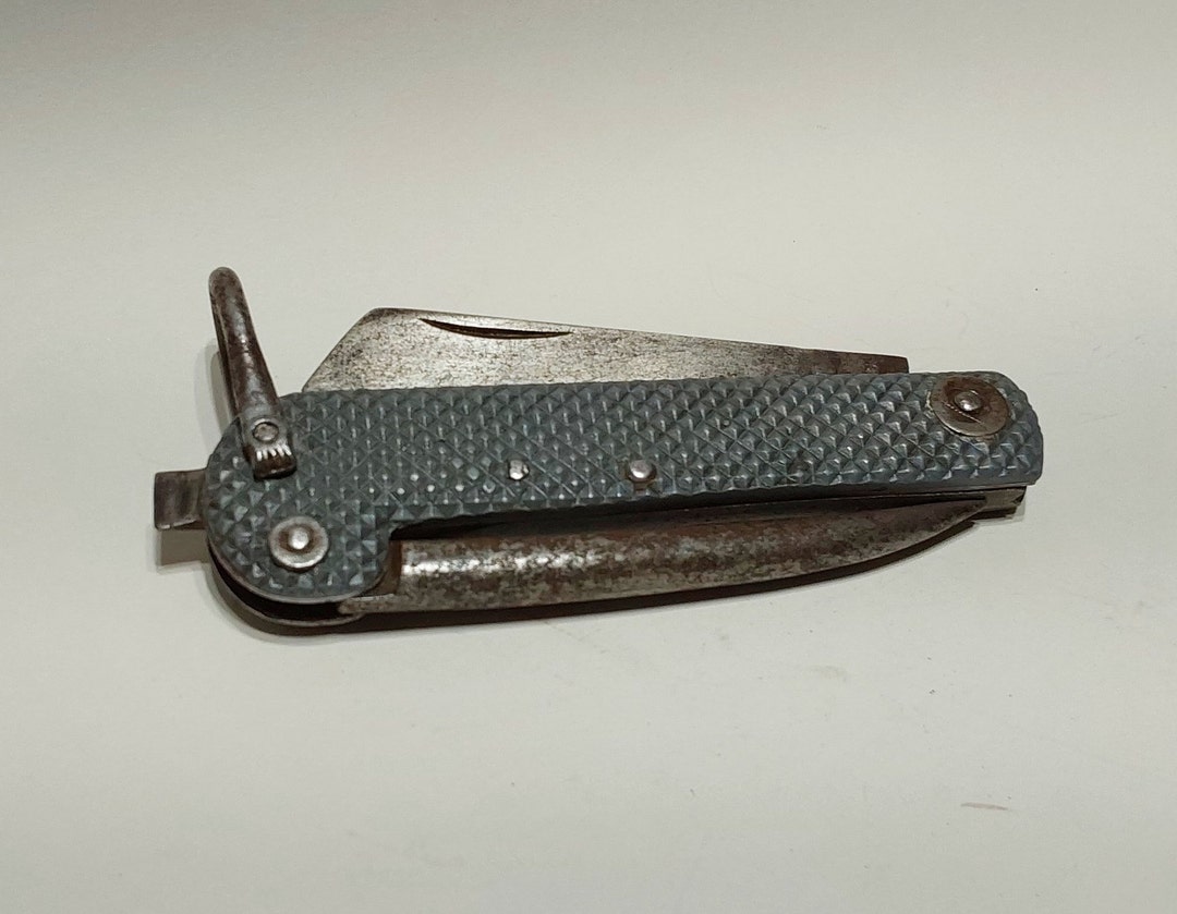 WW2 Military Jack Knife With Spike - Etsy