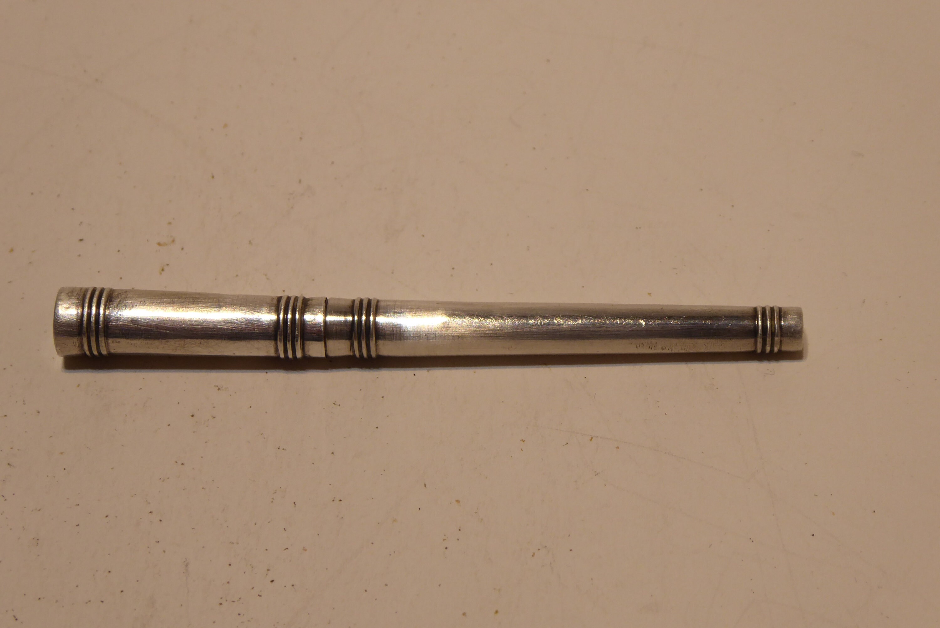 Small silver pin or pencil led holder | Etsy