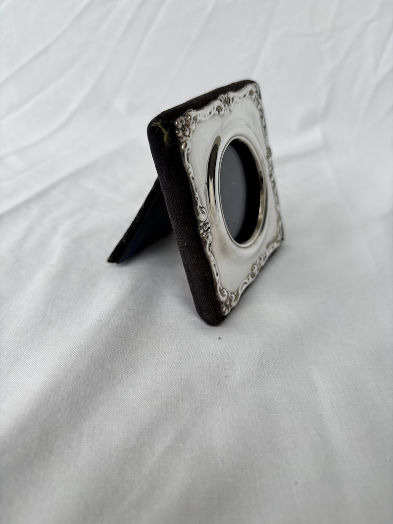 1990 Sterling Silver Easel Back Picture Frame Keyford Frames Ltd - Etsy