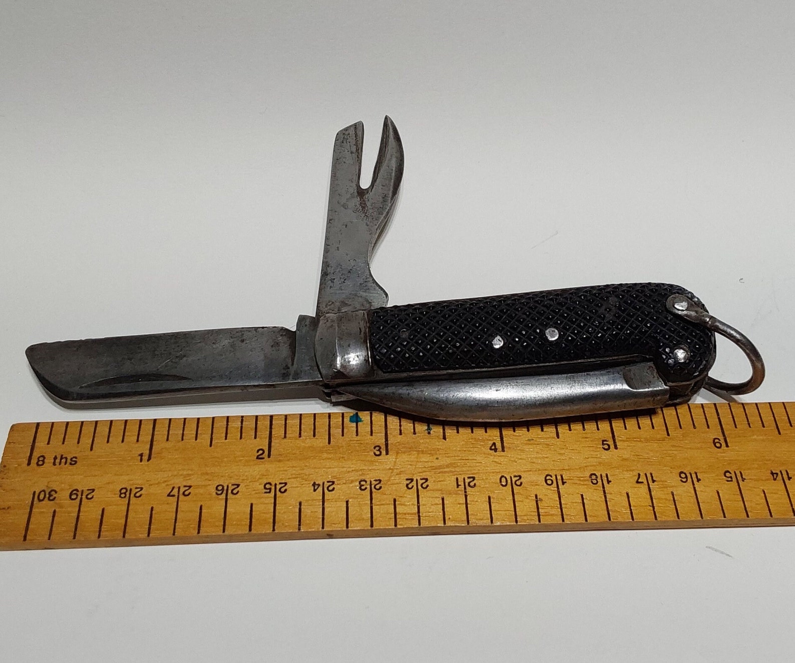 WW2 Army Jack Knife With: Spike, Tin Opener, Screwdriver, Blade and ...