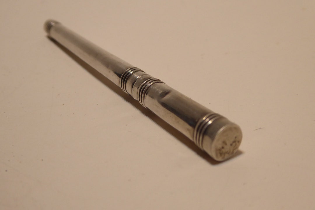 Small Silver Pin or Pencil Led Holder - Etsy