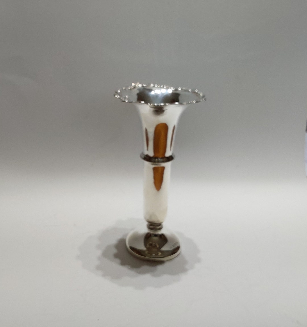 1924 Sterling Silver Flute Vase - Etsy