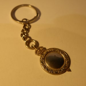 1918 Keyring With Sterling Silver Fob and in Pouch - Etsy UK