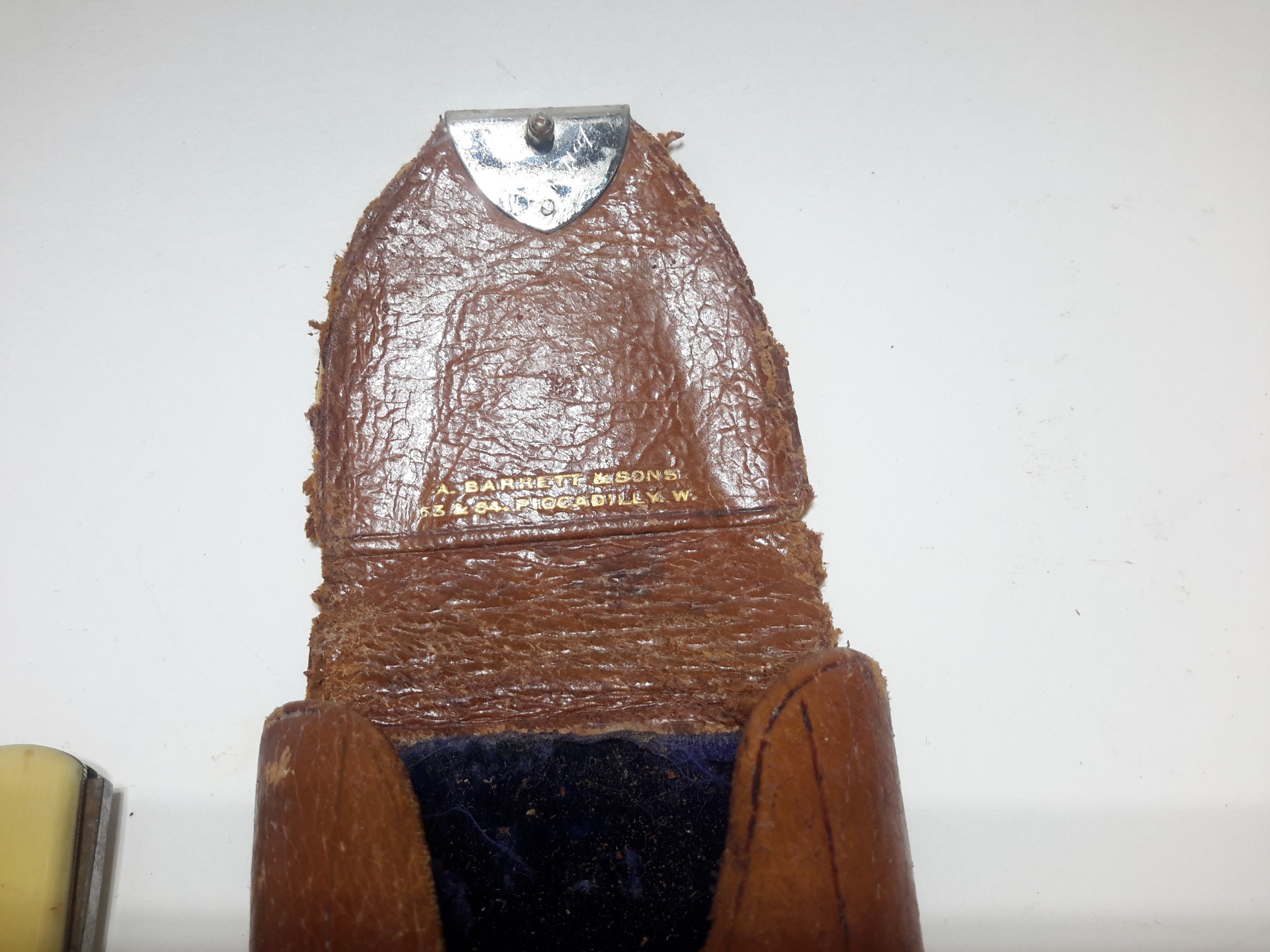 1920s Rare Walker and Hall Folding Campaign Knife, Fork & Cork Screw ...