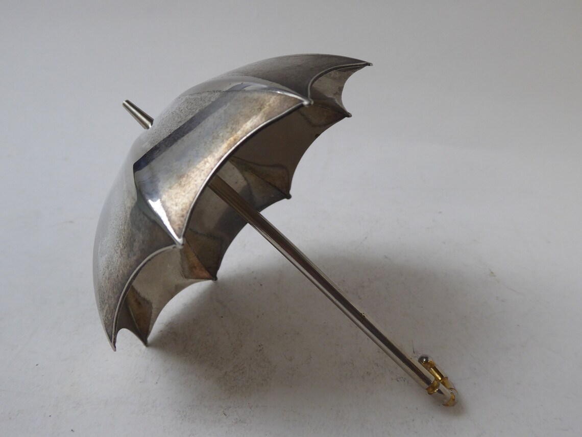 Silver Umbrella in EPNS - Rare Novelty - Etsy