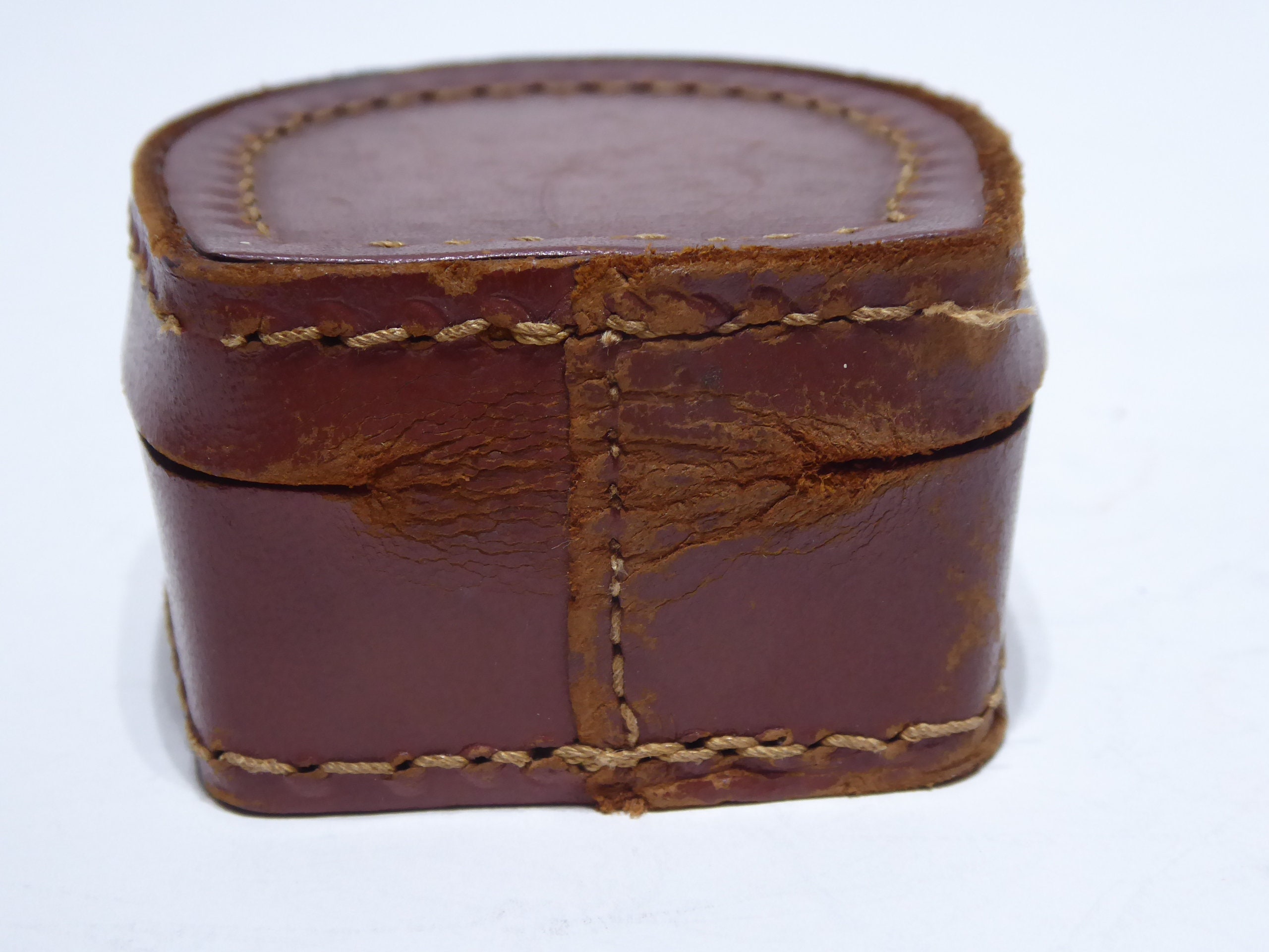 Vintage Leather Pouch for Items Sowing?- Made in England - Etsy