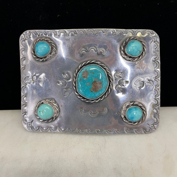 Turquoise Belt Buckle - Etsy