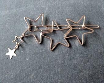 Star hair clips | Etsy