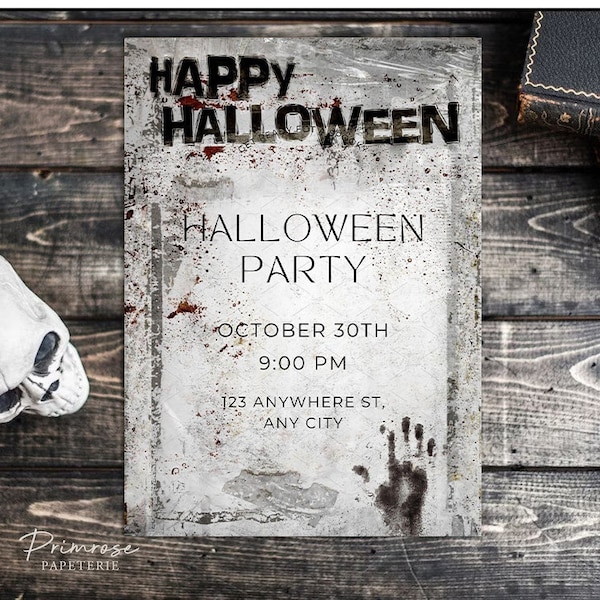 Haunted House Birthday Party Invitations - Etsy