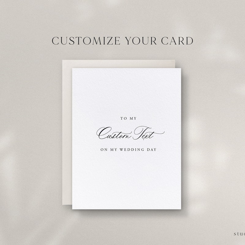 Custom Wedding Card - Etsy