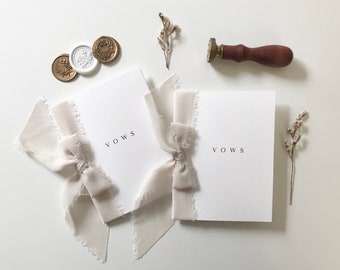 Wedding Vow Keepsake | Etsy