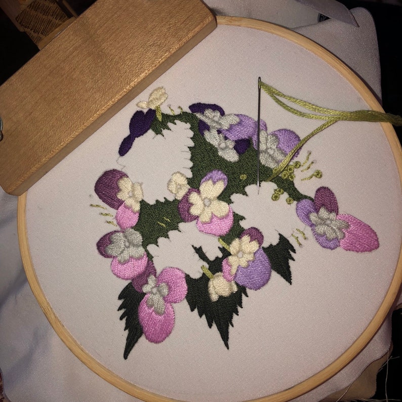Hydrangea Embroidery Pattern - Etsy