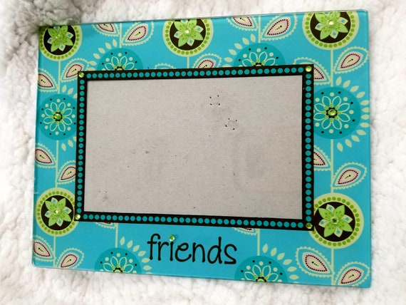 Friends Glass Floral Frame | Etsy