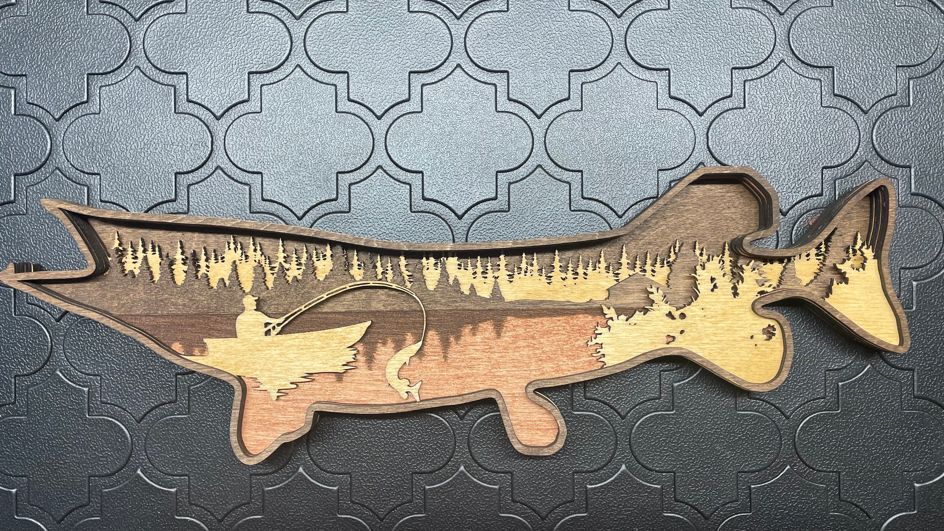 Digital File - 6 Layer Muskie Mandala - .SVG - Etsy