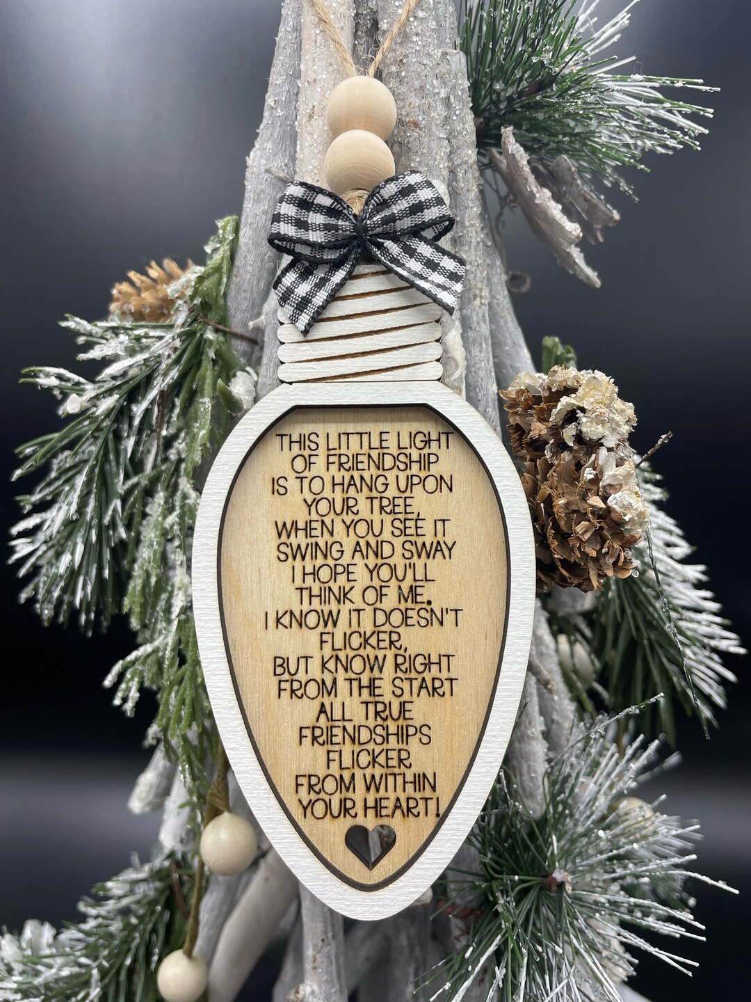 The Light of Friendship, Bestie, Best Friend, Great Gift for Coworkers ...