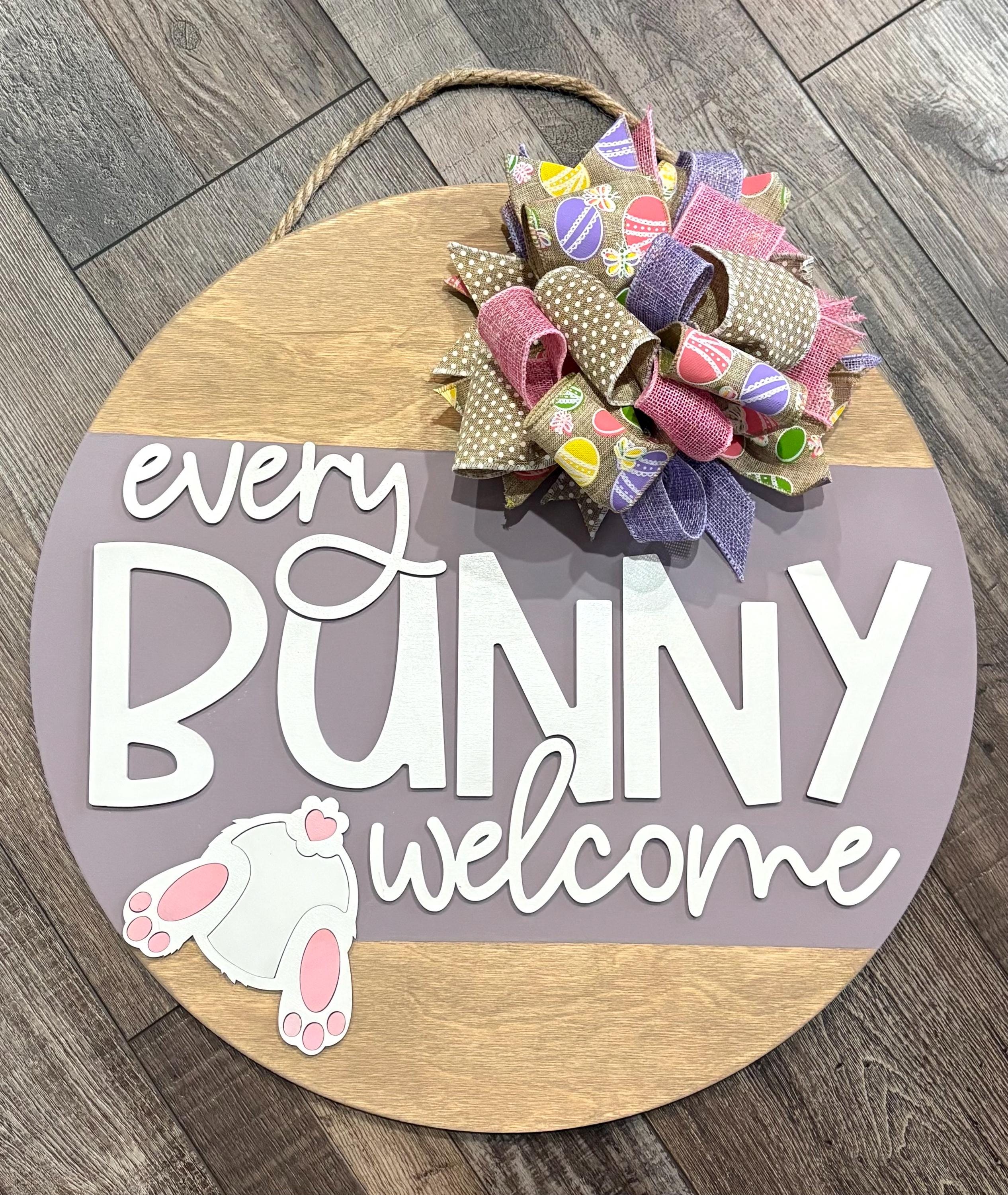 Easter Front Door Decor | Happy Easter | Easter Decor | Every Bunny ...