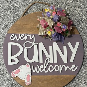 Easter Front Door Decor | Happy Easter | Easter Decor | Every Bunny ...