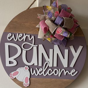 Easter Front Door Decor | Happy Easter | Easter Decor | Every Bunny ...
