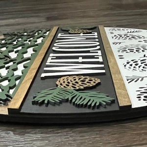 Winter Welcome Sign | Christmas Welcome Sign | Winter Door Hanger ...