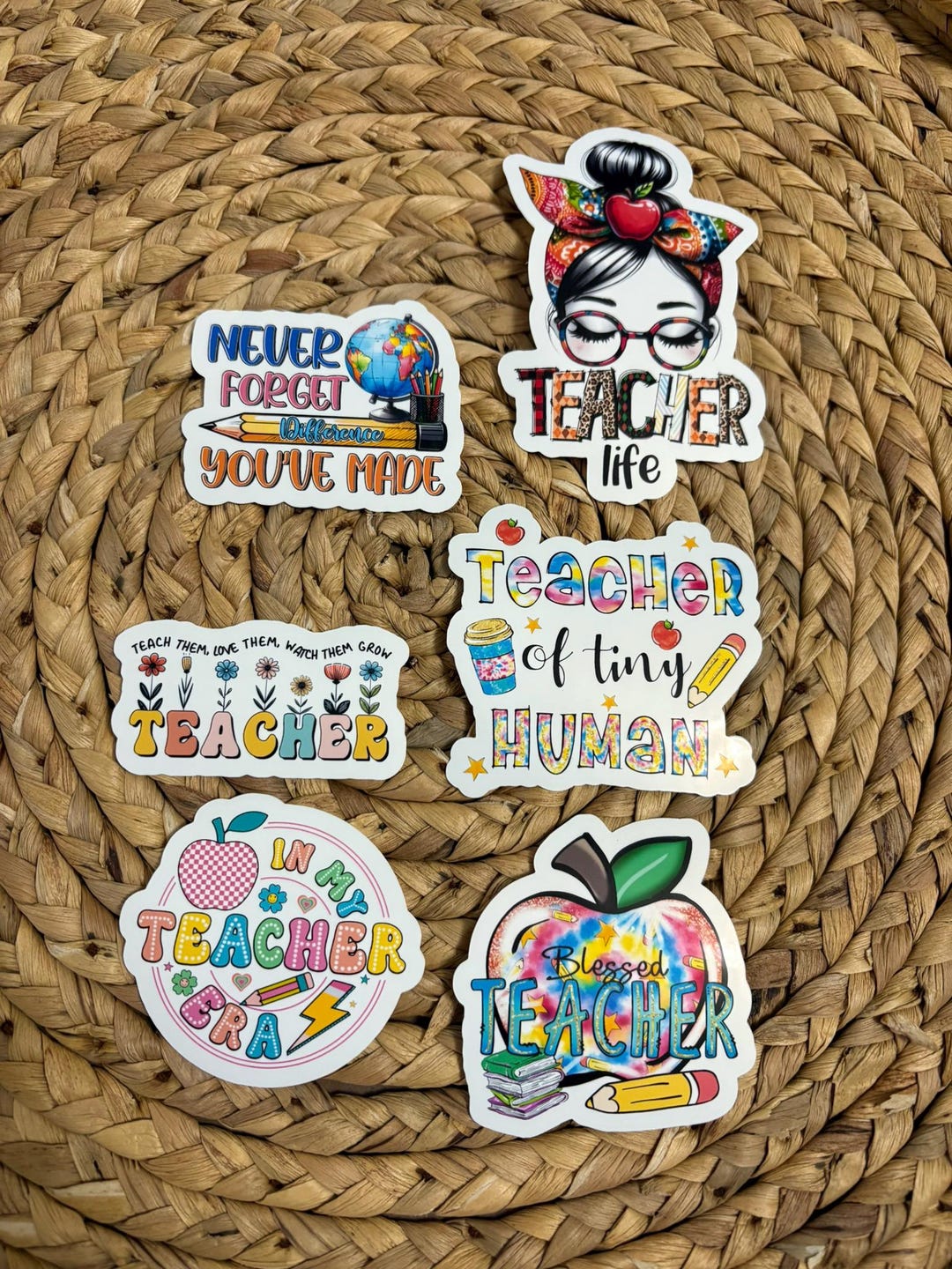 Teacher Stickers, Difference Maker Sticker, Teacher of Tiny Human ...