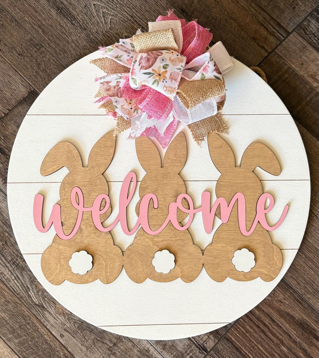 Easter Door Hanger | Happy Easter Front Door Decor | Easter Front Door ...