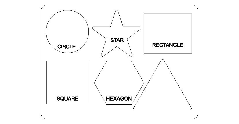 Childrens Shape Sorter Dxf-svg-lightburn Files for Laser. Designed for ...