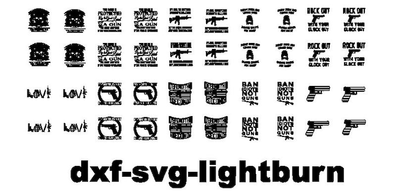 2nd Amendment Coaster Files, DXF, SVG, and Lightburn Files - Etsy