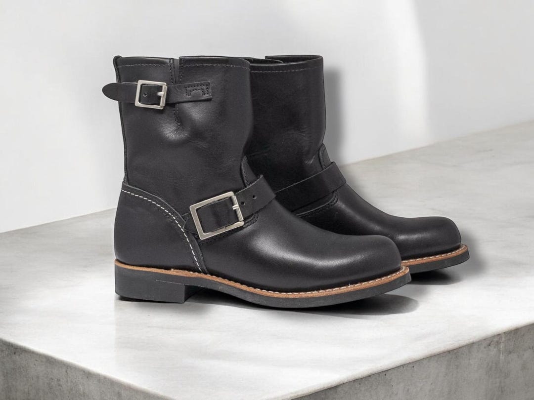 Red Wings 3354 Engineer Boots Black Leather Heritage US Women Sz 9 /men ...