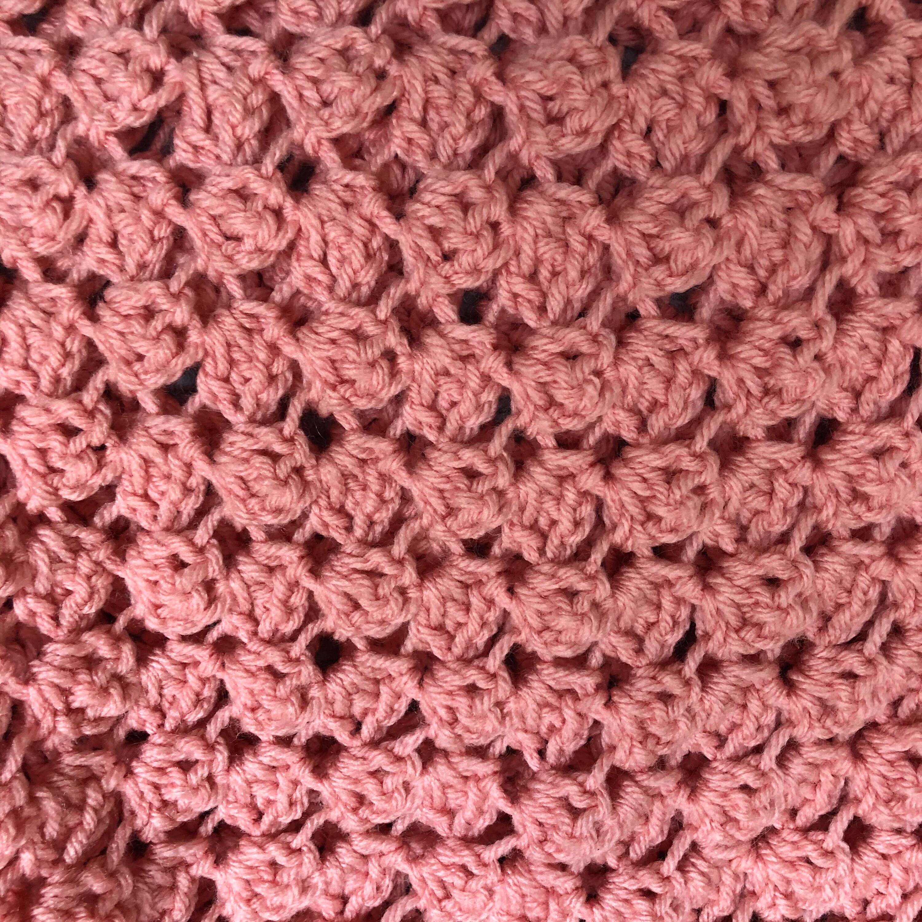 Vintage Pink Crocheted Afghan Fringed Blankey /bed Runner - Etsy