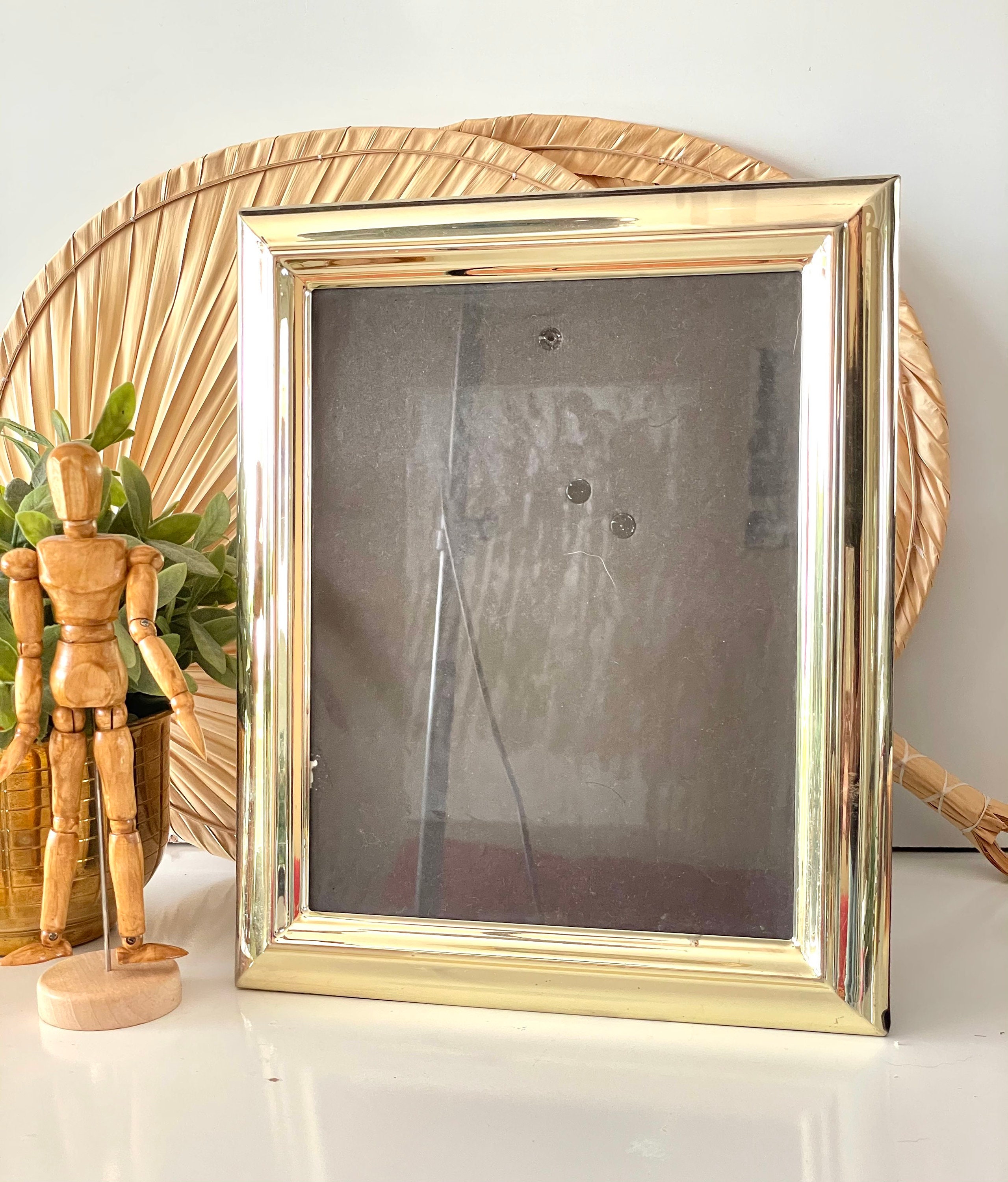 Vintage Brass Picture Frame Retro Frame Hollywood Regency | Etsy