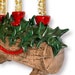 Vintage Hand Painted Electrified Yule Log Vintage Light up Christmas ...