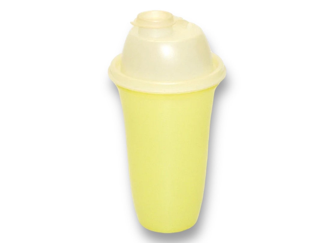 1970s Tupperware Quick Shake Blender in Yellow #844 Domed Lid #845 Flip ...